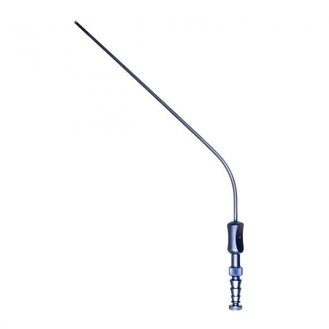 Malis Frazier Suction Tube – Extra Long 6fr 8" Titanium – Surgical Republic
